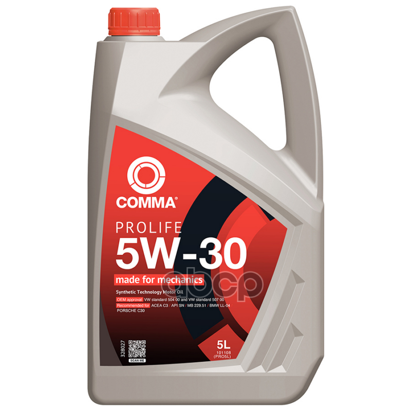 COMMA Масло моторное Prolife 5W-30 (ACEA C3) 5л