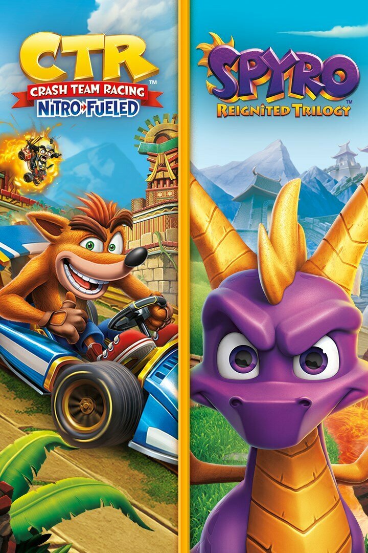 Набор Набор Crash Team Racing Nitro-Fueled + Spyro — Xbox Series X|S, Xbox One — Цифровая версия
