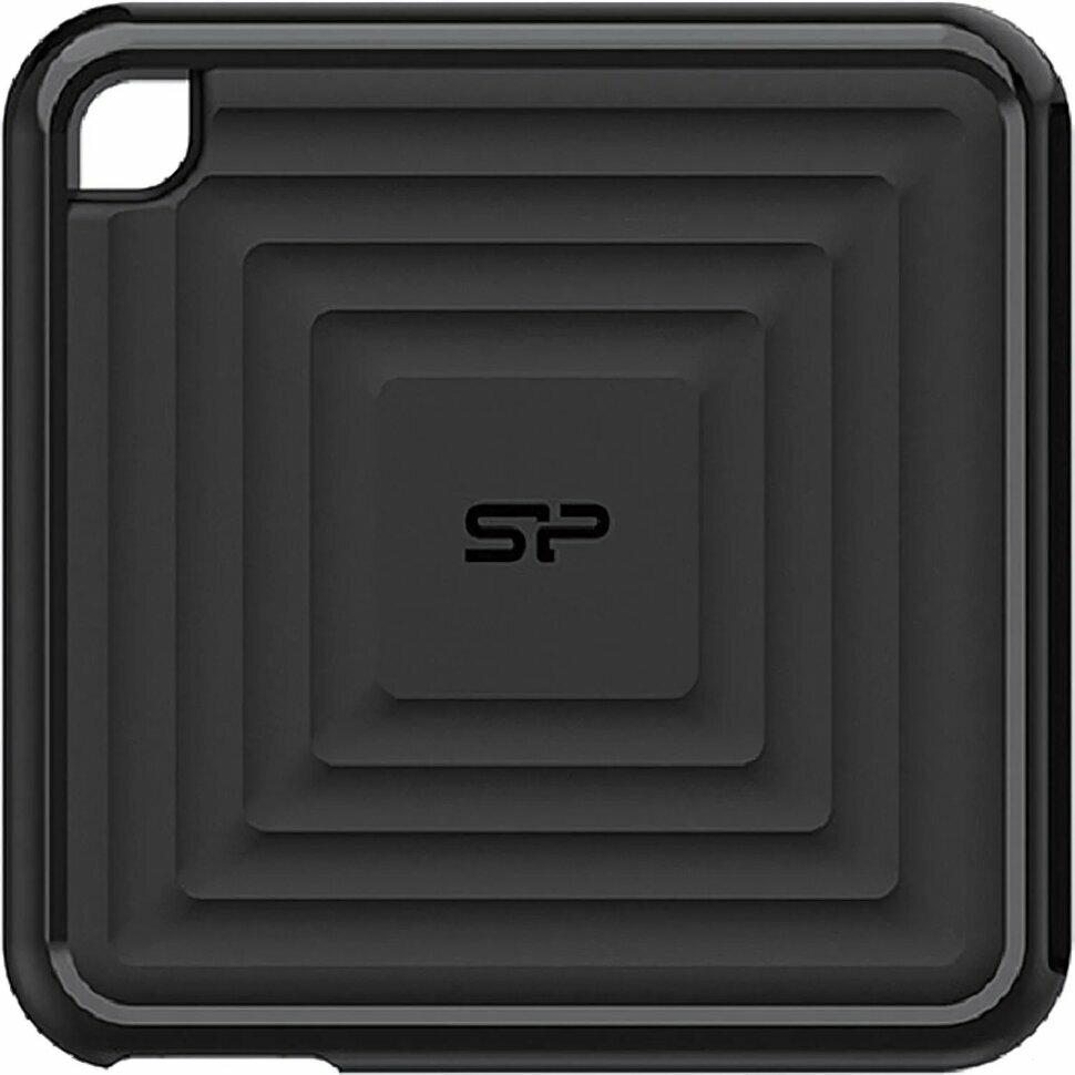 Портативный SSD Silicon Power PC60 2Tb/USB3.2/Type-C черн(SP020TbPSDPC60CK), 1881182