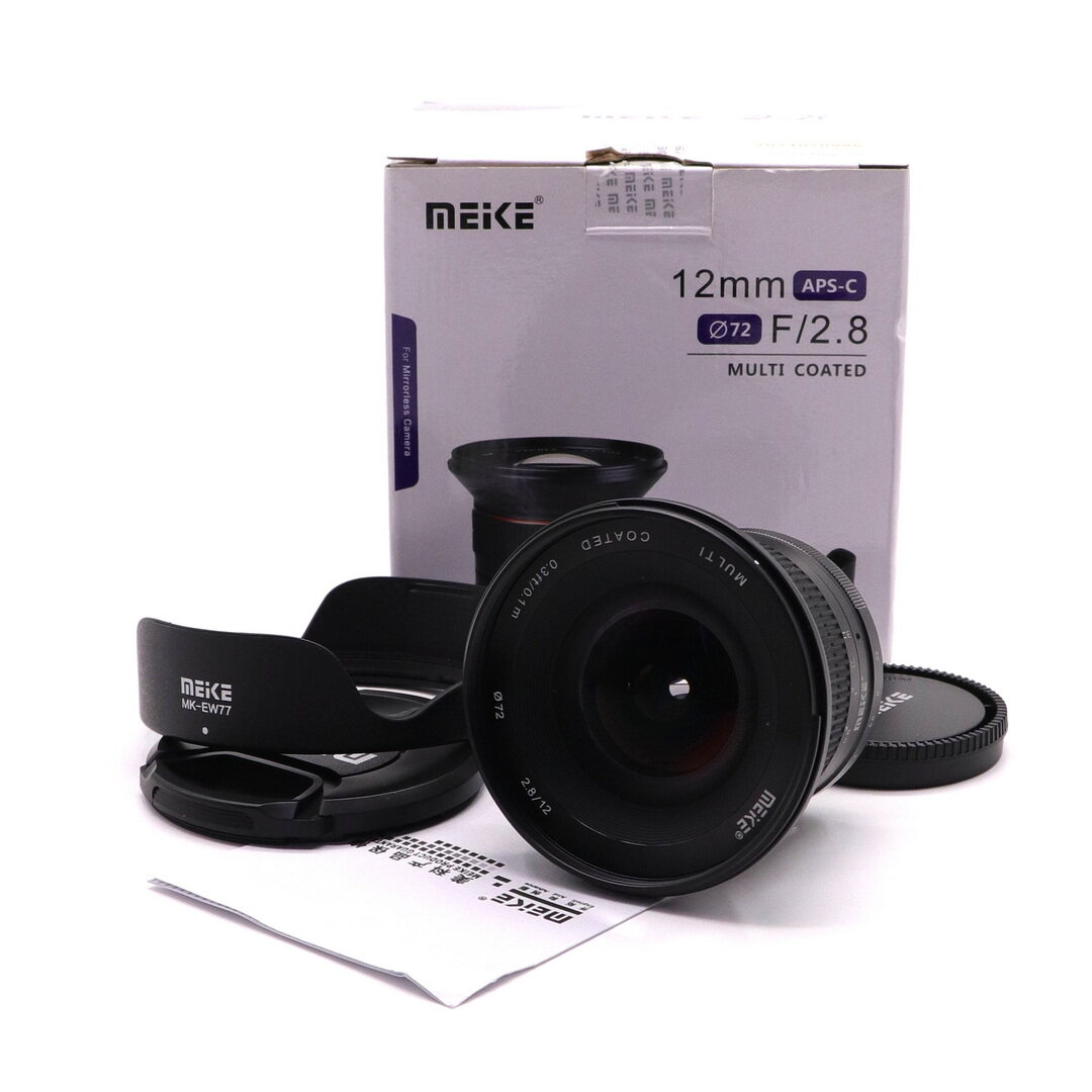 Meike 12mm f/2.8 APS-C Fujifilm FX в упаковке