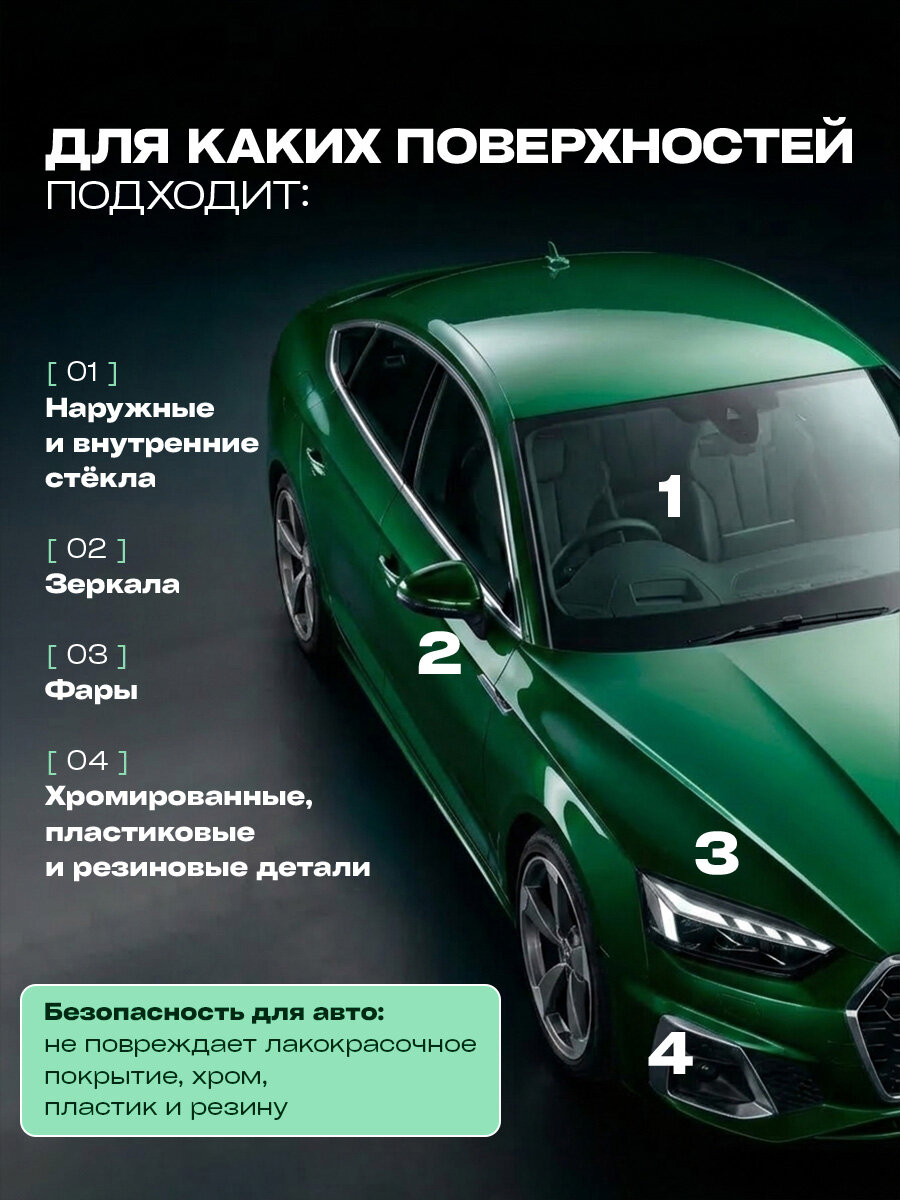 Очиститель стекол автомобильный AVS Crystal универсальный 500мл — фото 1
