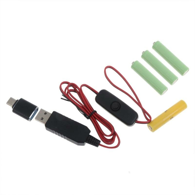 Адаптер питания USB-C вместо батареек AAA, Модель типа C