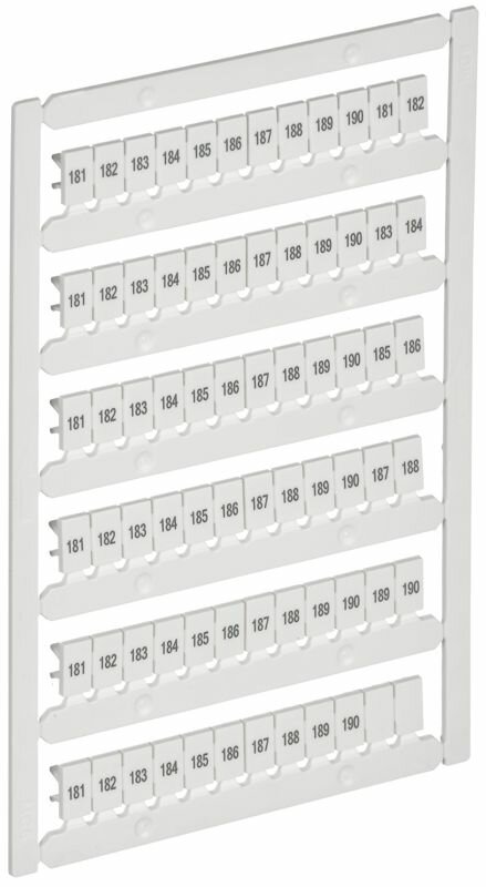 Маркер для CTS/CP 4кв. мм "181-190" ARMAFIX IEK AF-CT10D-M-004-19