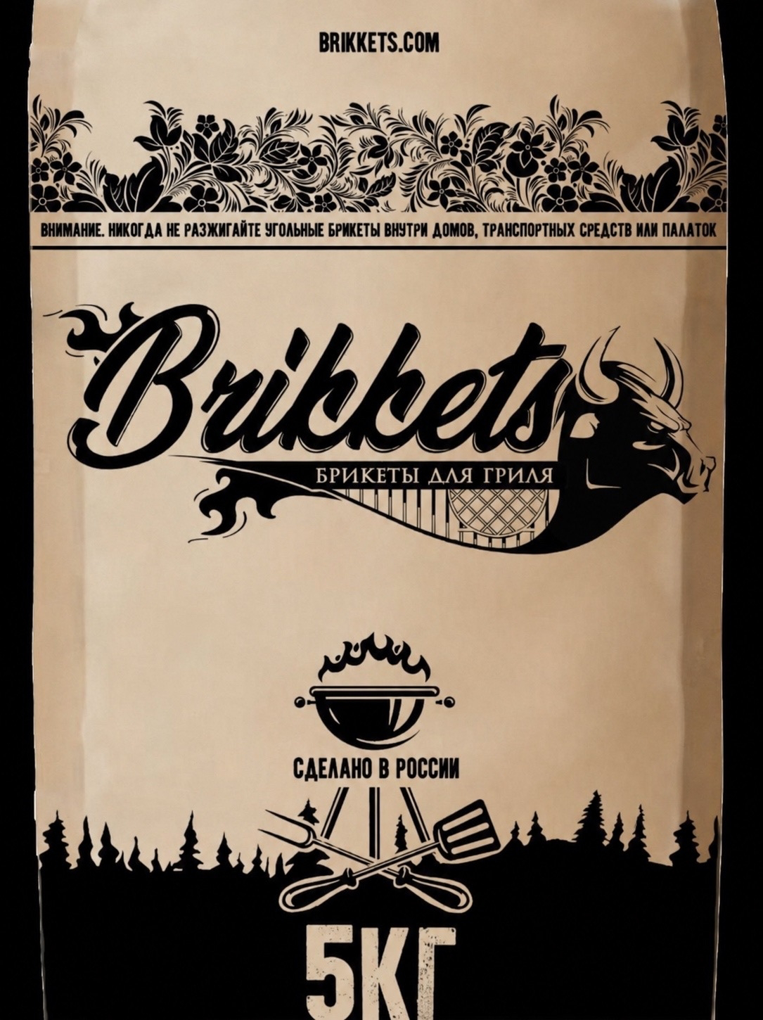 Угольные брикеты Brikkets, 5кг