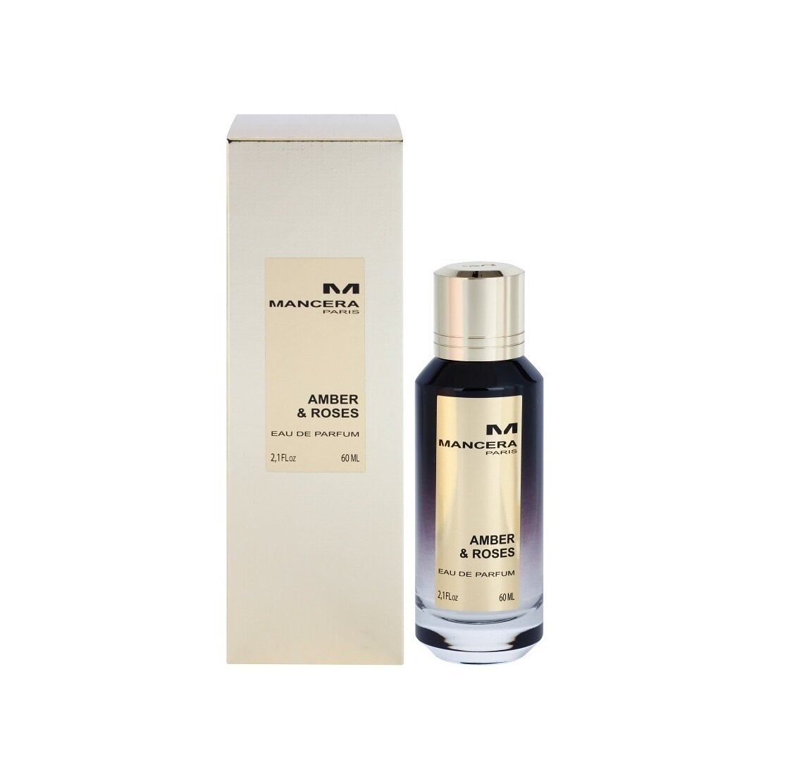 Mancera Amber & Roses 60мл парфюмерная вода унисекс, восточные, цветочные