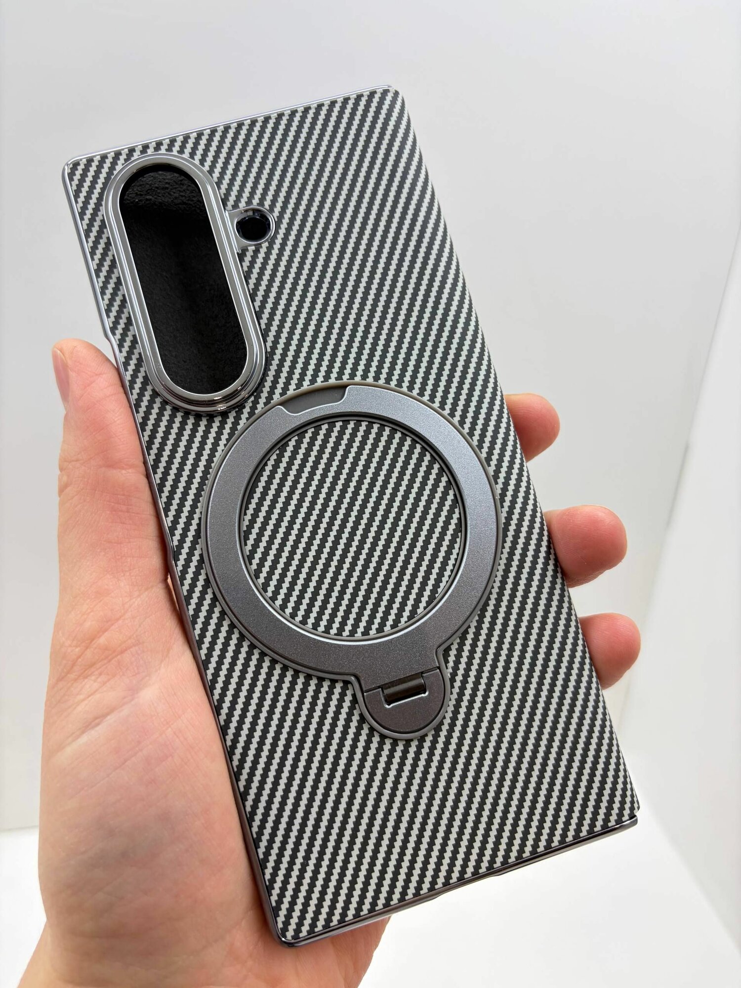 Книга Carbon для Samsung Galaxy Z Fold 7, серый