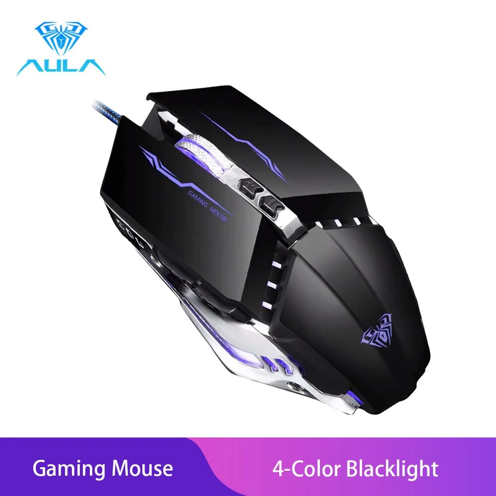 Проводная игровая мышь AULA S30 RGB