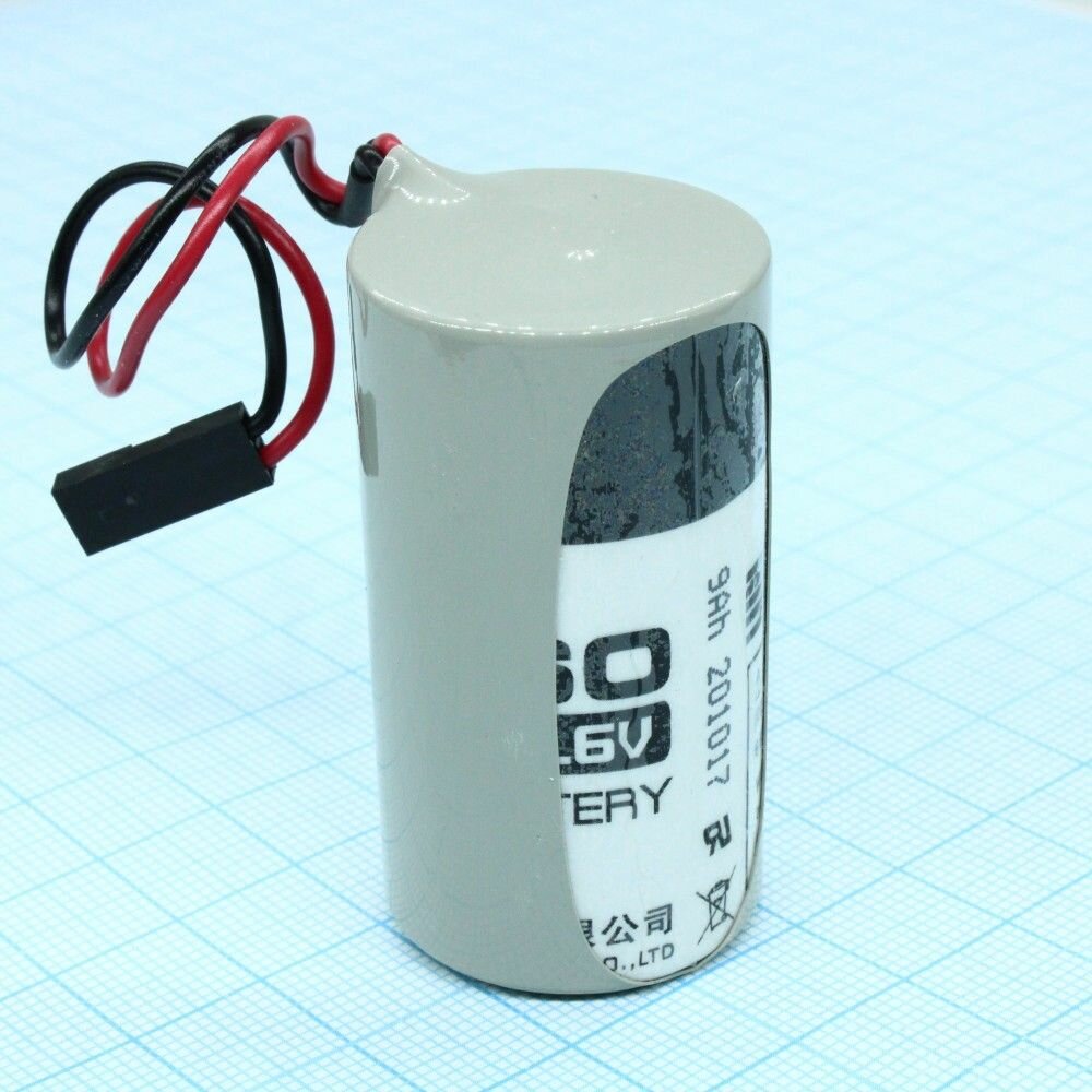 Батарея BAT 26*50 (C) FANSO ER26500H-LD/DUPONT 3.6V 9Ah пров. прив. к выв.