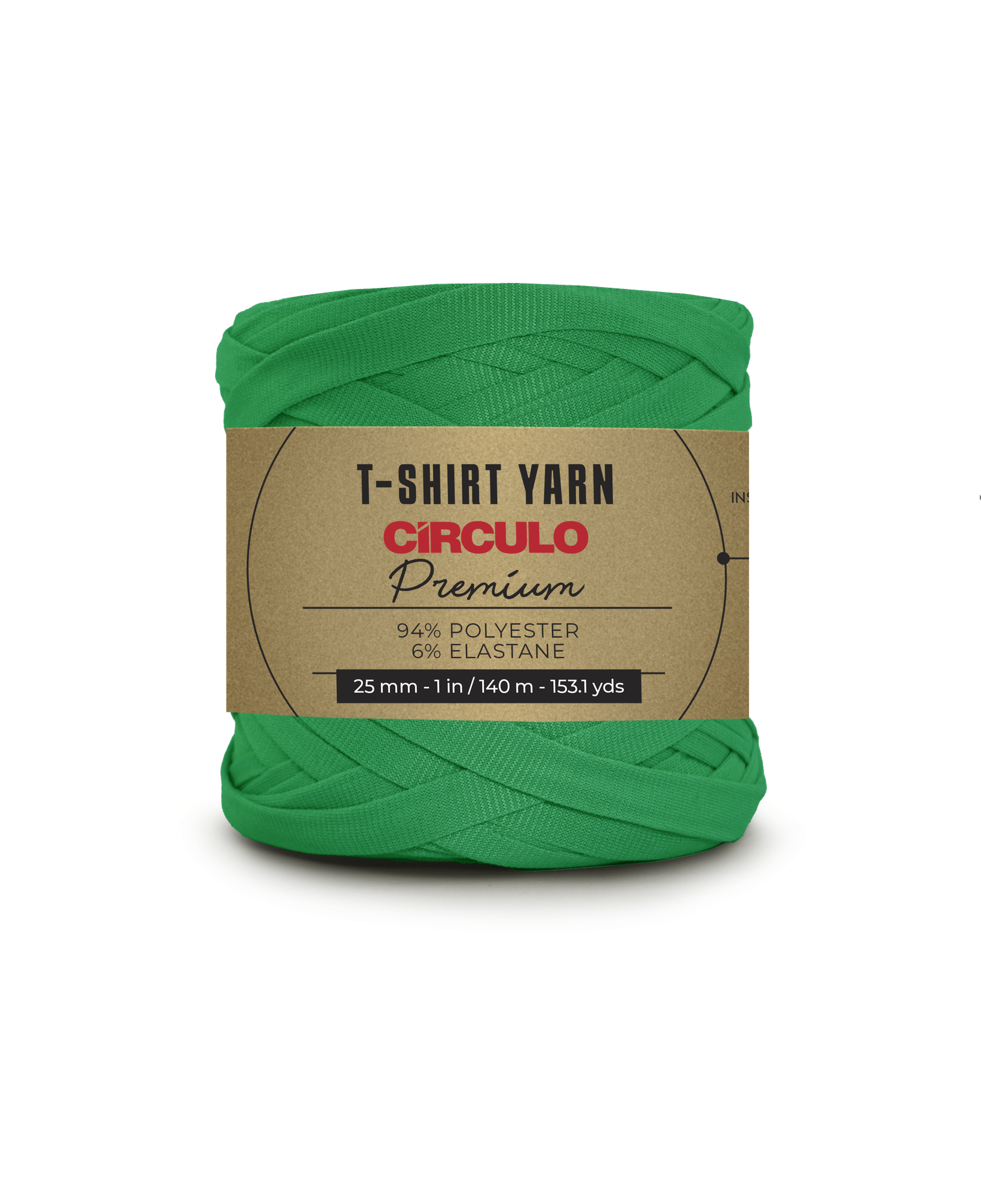 Пряжа CiRCULO PREMIUM T-SHIRT YARN (94% полиэстер, 6% эластан, 270гр. 140м, цвет 5767
