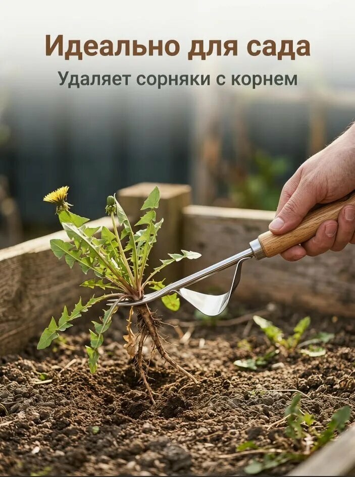 Корнеудалитель, рукоятьНержавеющая сталь