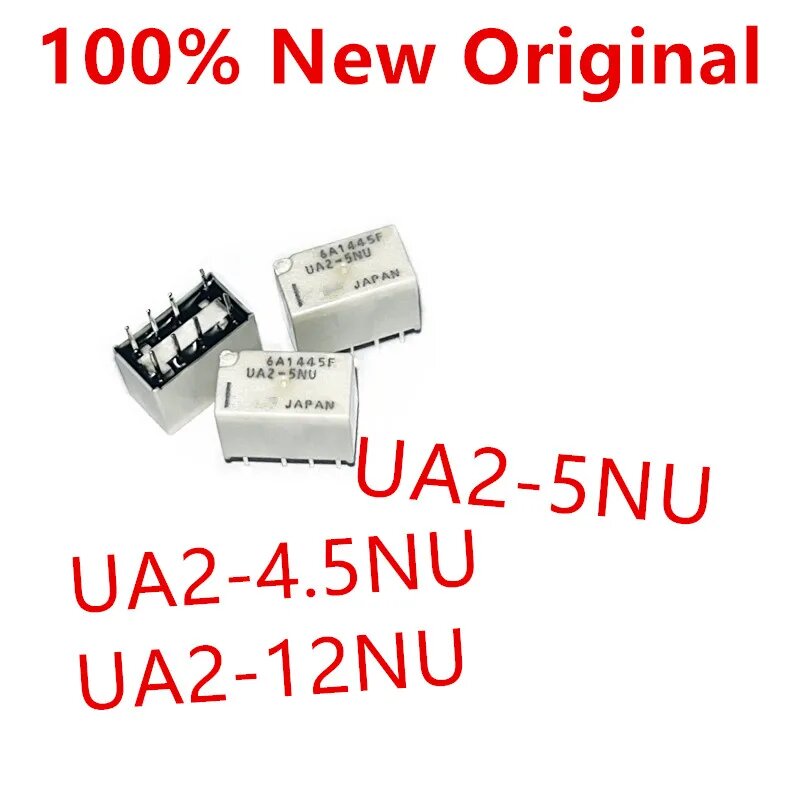 Набор из 10 шт. малых сигнальных реле UA2-5NU, UA2-12NU, UA2-4.5NU, UA2-5NJ, EA2-5NJ, UC2-5NU