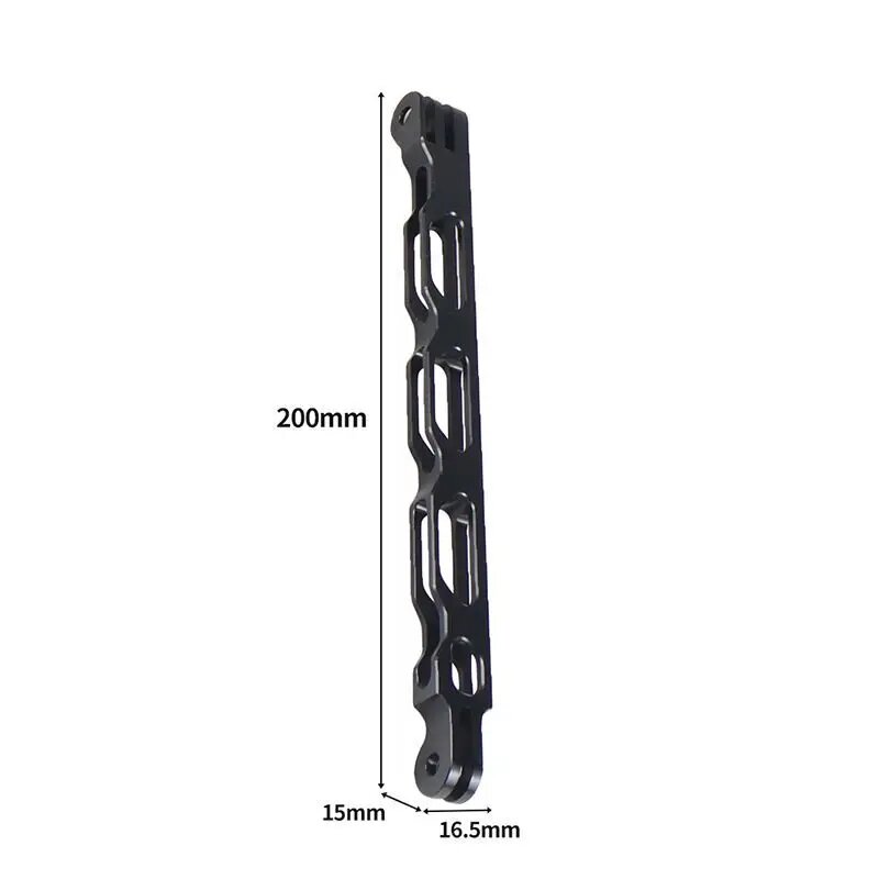 BGNing Алюминиевый удлинитель для GoPro 200mm black, No Logo