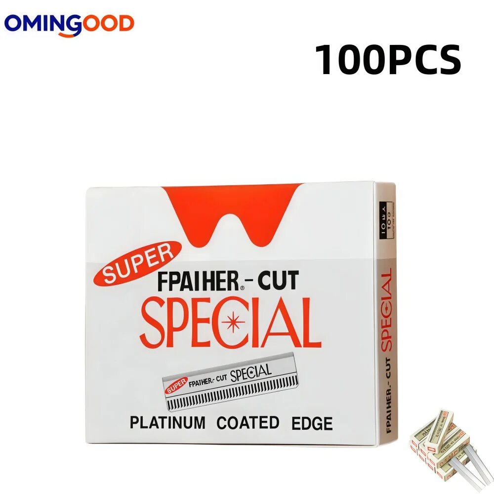 Лезвия для бритвы из нержавеющей стали 100PCS Blades