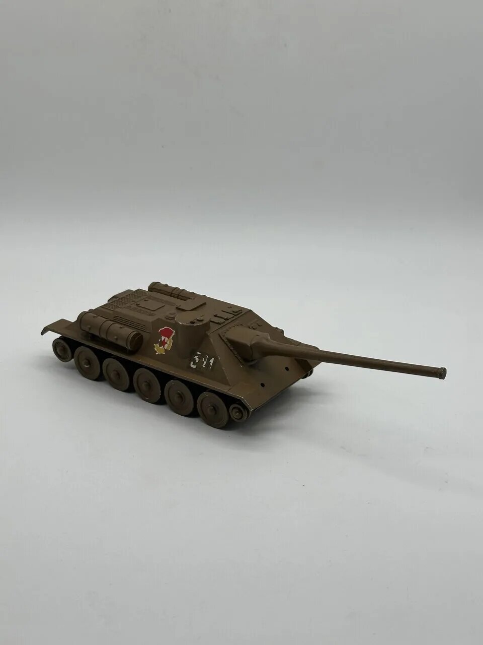 Модель гаубица сау ссср 1980 годы зелёный коллекционный