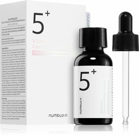 Сыворотка для ухода за кожей Numbuzin No. 5 Glutathione Vitamin Concentrated Serum, 30 ml