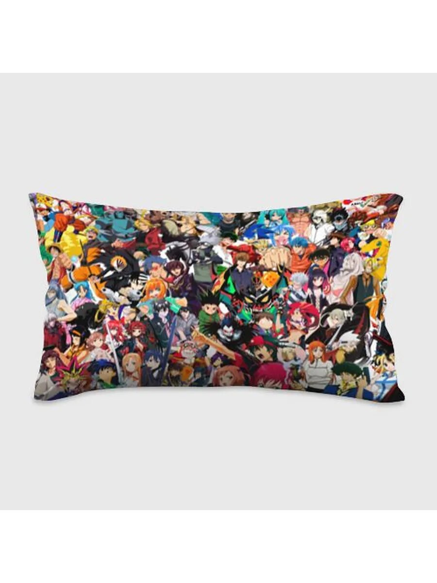 Action anime characters! Подушка