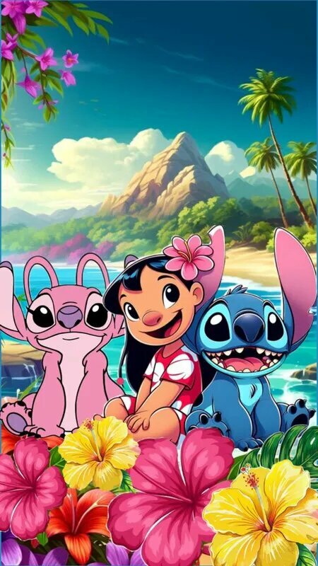 Головоломка 1000 деталей, Деревянные пазлы Игра-головоломка"Stitch/Лило и Стич"Рождественский подарок на день рождения,50x70cm, Креативные подарки, Домашний декор