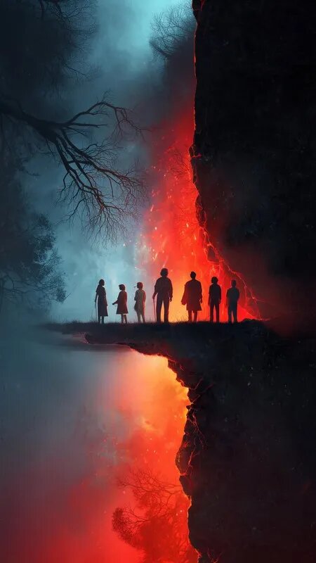 Деревянные пазлы 1000 элементов, подарочная упаковка,50x75cm, Stranger Things, странные вещи, подарочный набор для взрослых, продвинутый уровень сборки 5-10.