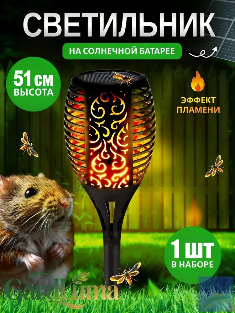 Уличный светильник, LED, количество ламп:1шт