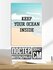 Постер на стену Keep your ocean inside