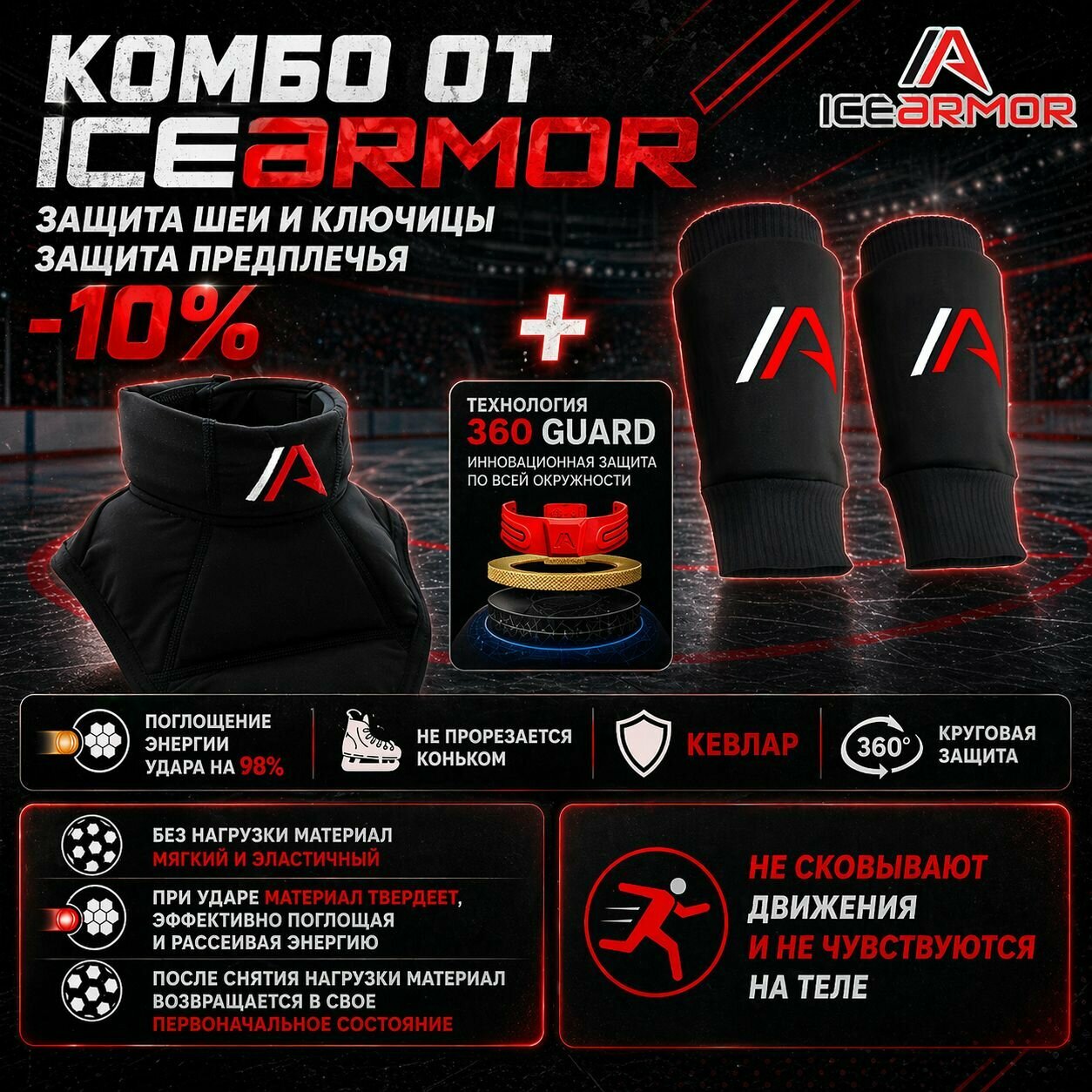 ICEARMOR Защита корпуса, размер: M