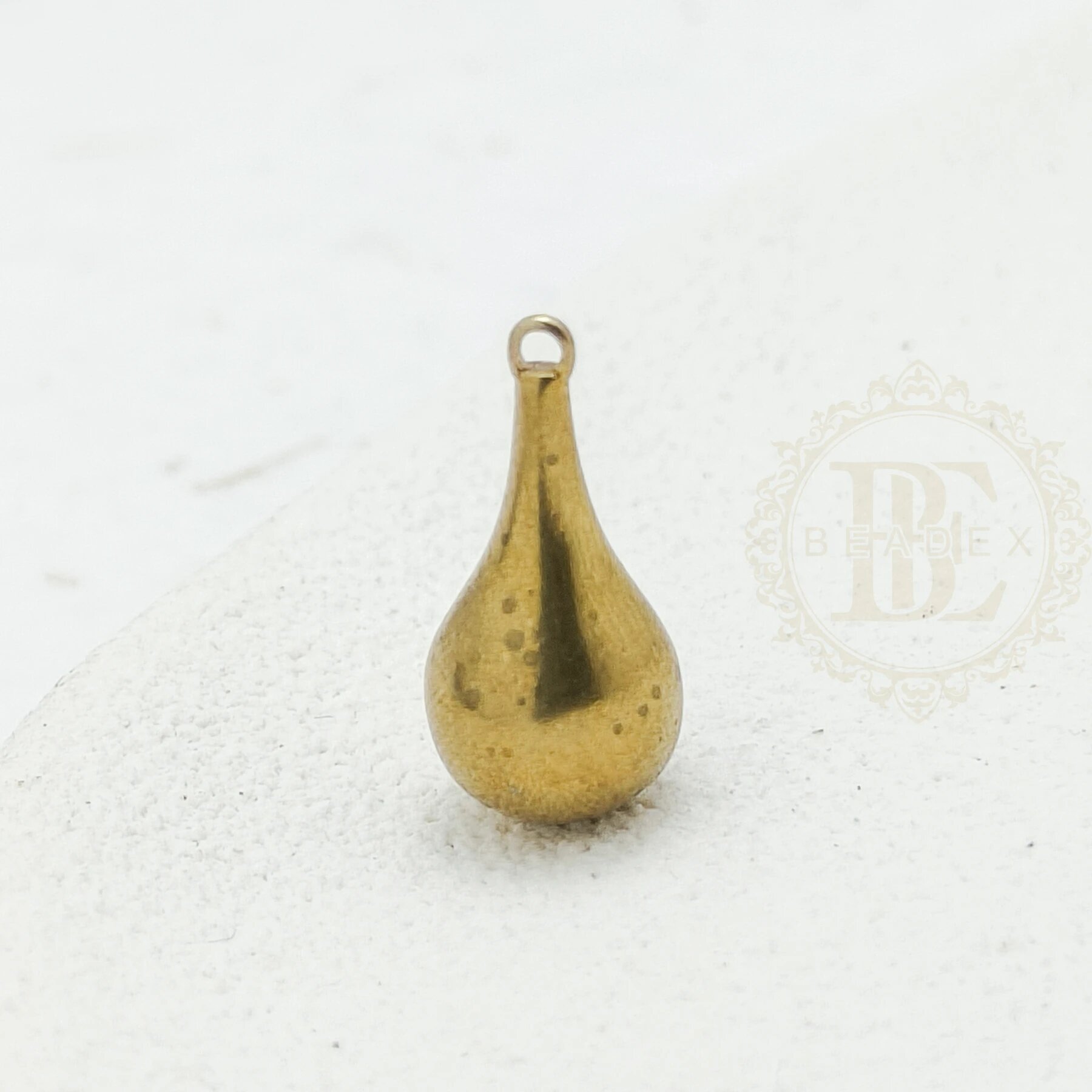 Премиальный латунный шарм для бижутерии 15.4x7.3мм Raw Brass-1 Piece