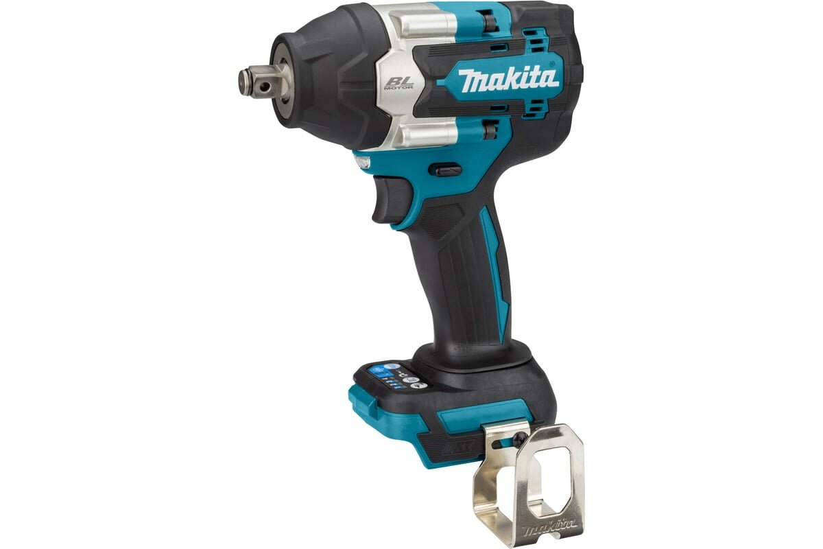 Гайковерт аккумуляторный Makita LXT BL 18В, 1/2", 700Нм, кейс (DTW700RF1J) черный/зеленый