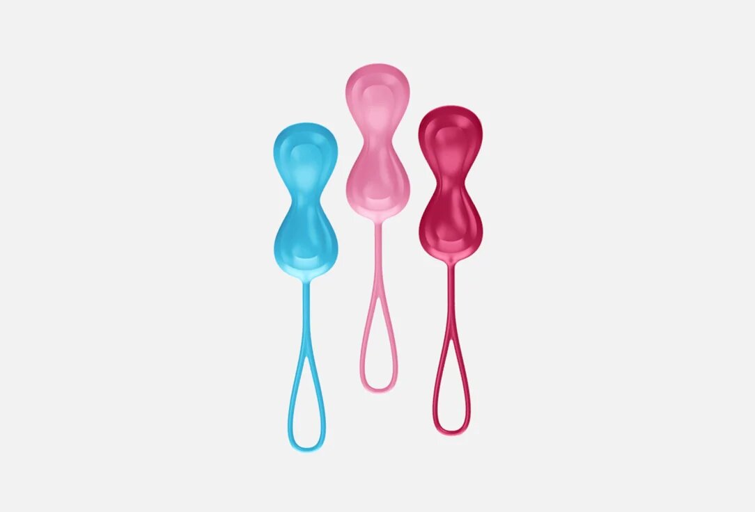 Satisfyer Power Balls colored Набор вагинальных шариков, 3шт