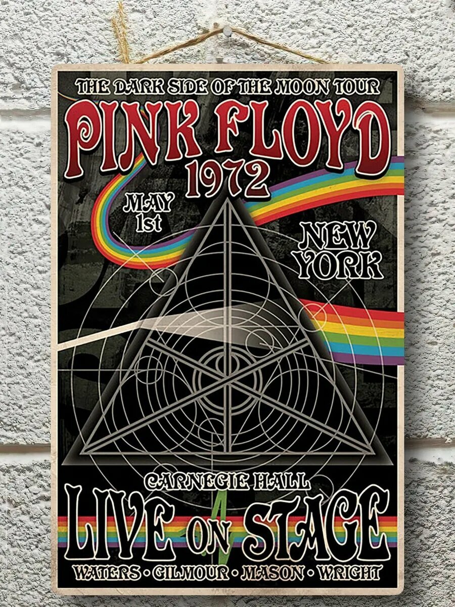 Постер "Pink Floyd", 30 см х 20 см