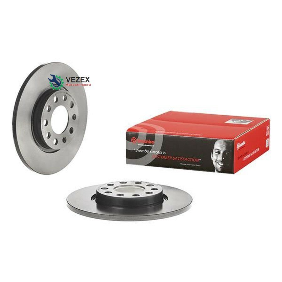 BREMBO 08. N282.11 Диск торм. окраш. Re (D=278mm) 2шт