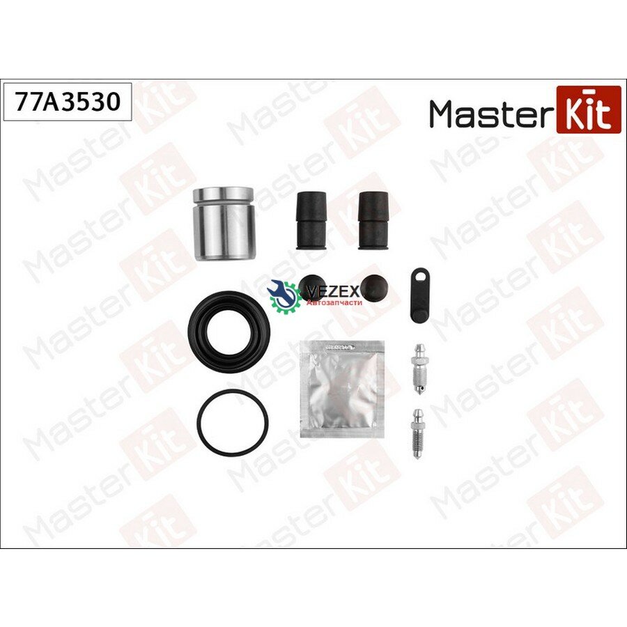 MASTERKIT 77A3530 Ремкомплект тормозного суппорта + поршень задний BMW X3 E83 01-04- 77A3530