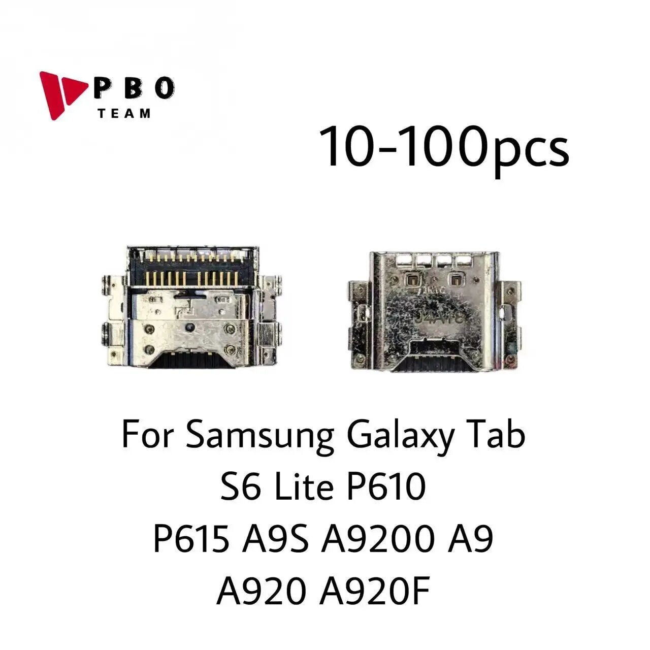 10-100 шт. USB-разъем для зарядки, док-станция, разъем для зарядки, штекер для Samsung Galaxy 10pcs