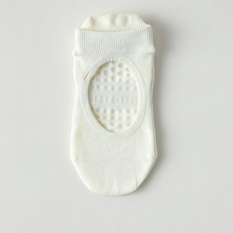 Женские носки для йоги Jeseca Белый, Milky White