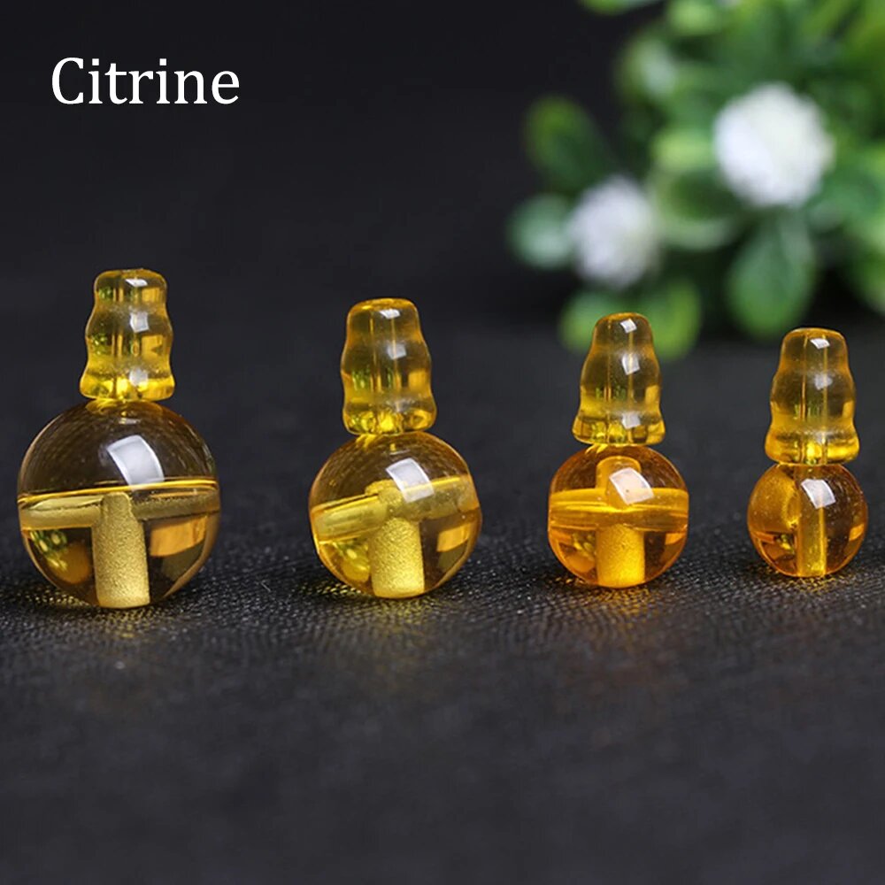 Натуральный камень Гуру Ступа, бусины 8 мм, набор для украшений Citrine