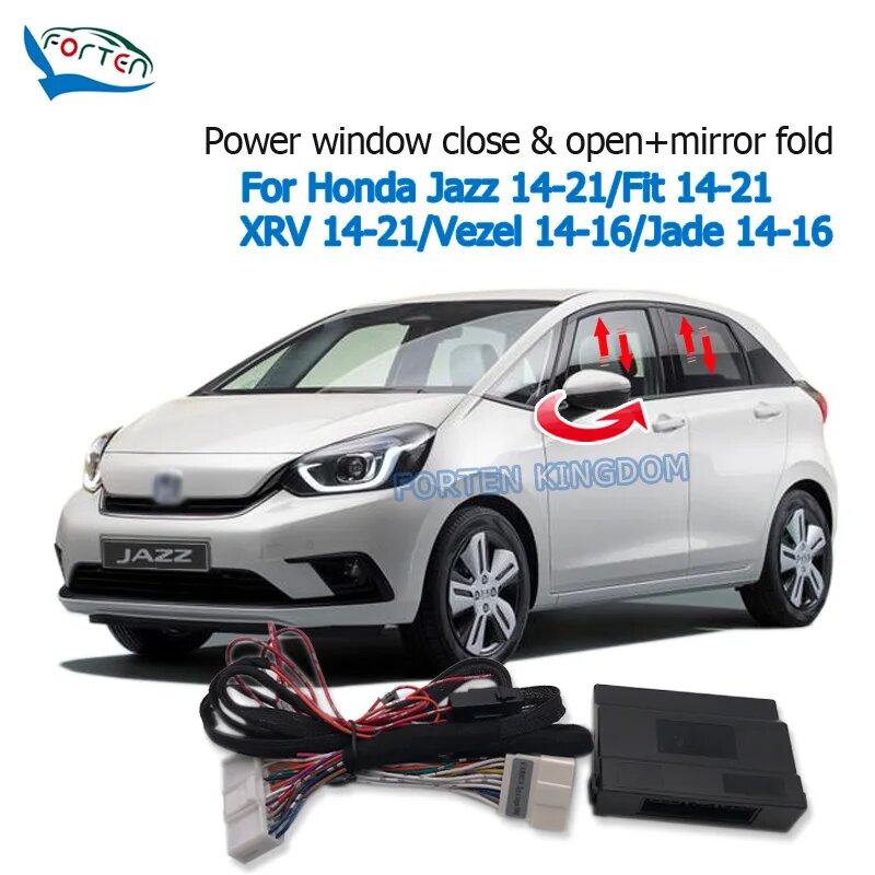 Доводчик окон и зеркало для Honda Jazz/Fit/XRV/Vezel/Jade Right Hand Drive