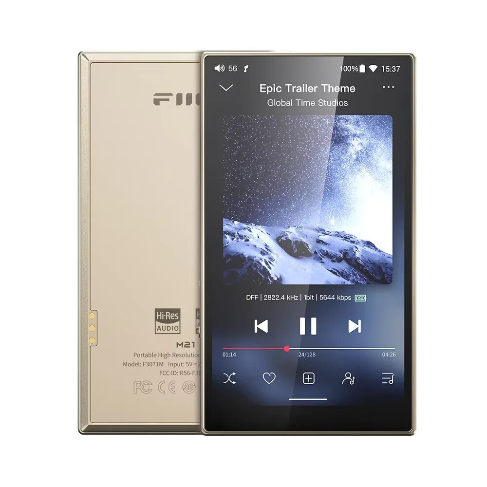 FiiO M21 портативный Hi-Fi плеер Titanium Gold
