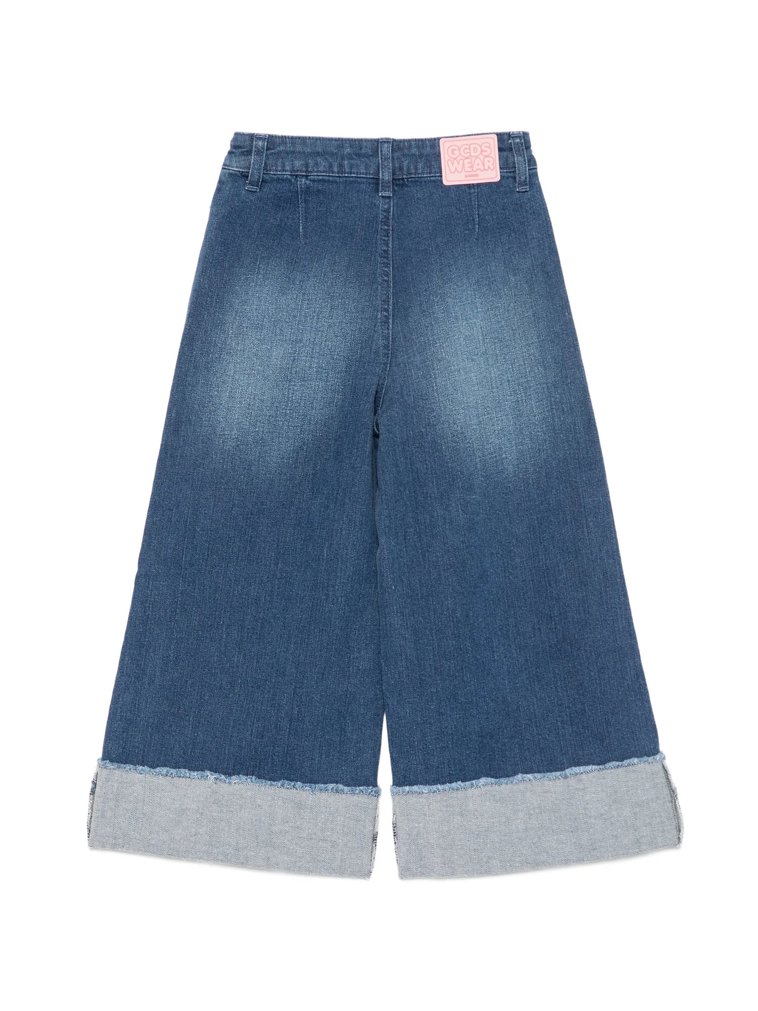 Джинсы GCDS Heart-patch jeans, размер 8 лет, синий — фото 1