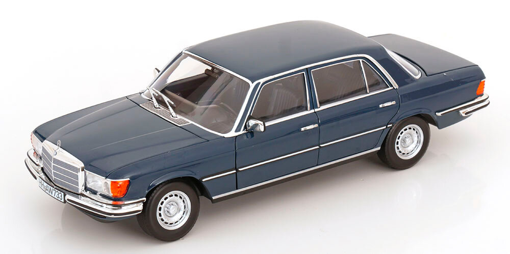 Модель коллекционная NOREV Mercedes 350 sel W116 1979 blue / мерседес 350 sel W116 синий