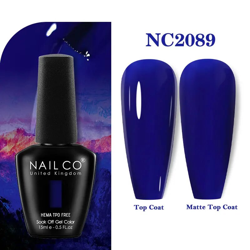 Гель-лак NAILCO 300 цветов 15 мл без HEMA и TPO 2089