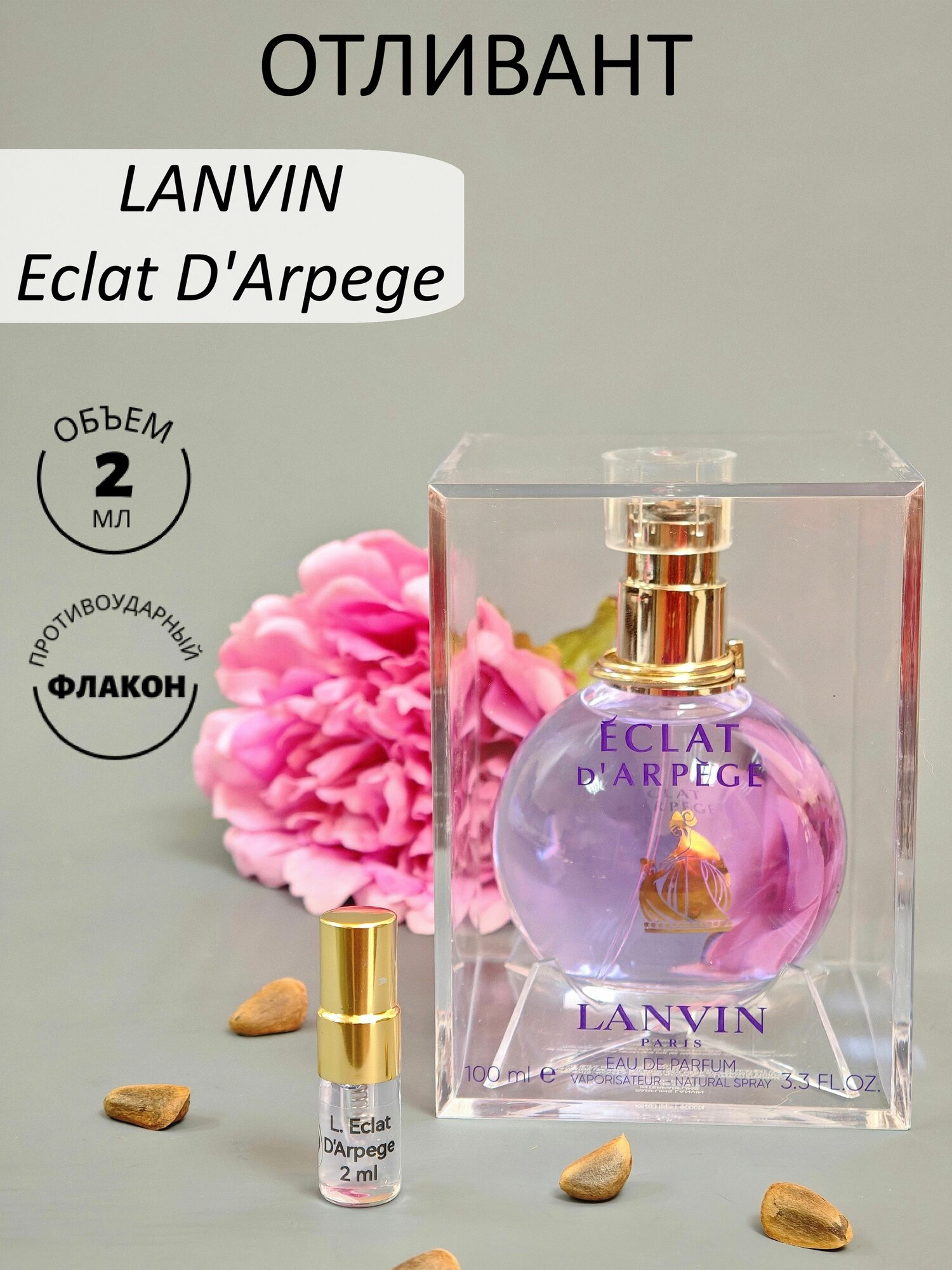 Удобный Формат Вода парфюмерная Lanv. Eclat D'Arpege 2 мл