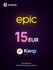 Пополнение баланса Epic Кипр 15 евро (EUR) | мобильная связь, prepaid, SIM | Циф...