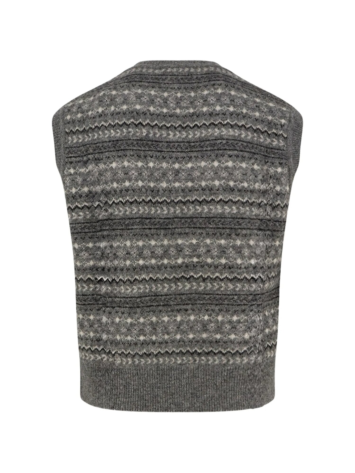 Свитер Fair isle-knit V-neck sweater