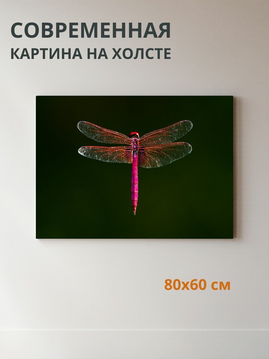 Картина на холсте Современный арт 80x60 см