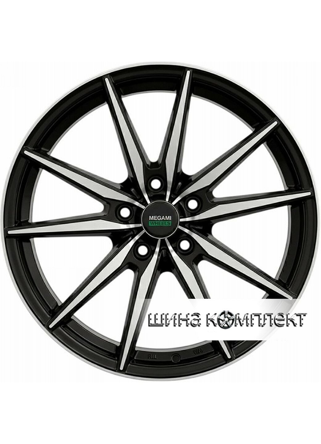 Колесный диск Megami MGM-41 6,5x15 5x100 ET38 57,1 BKF литой для автомобиля