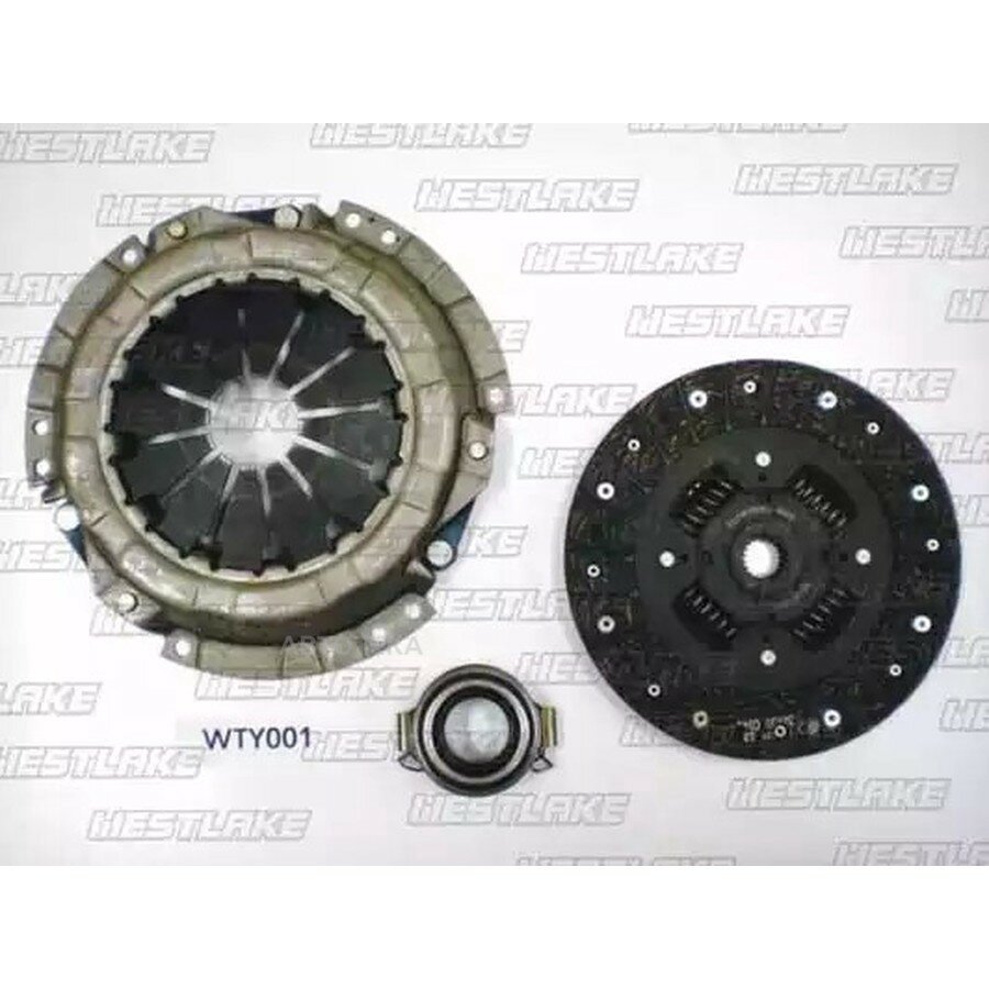 Комплект сцепления WESTLAKE WTY001 TO 1.6/1.8 - Avensis 97-08, Carina E 92-97, Carina II (ST17#) 87-92, Celica (ST18#, ST200, ZT230) 89-, Corolla (100, 110, 120, 90) 87-, MR2 (AW30).