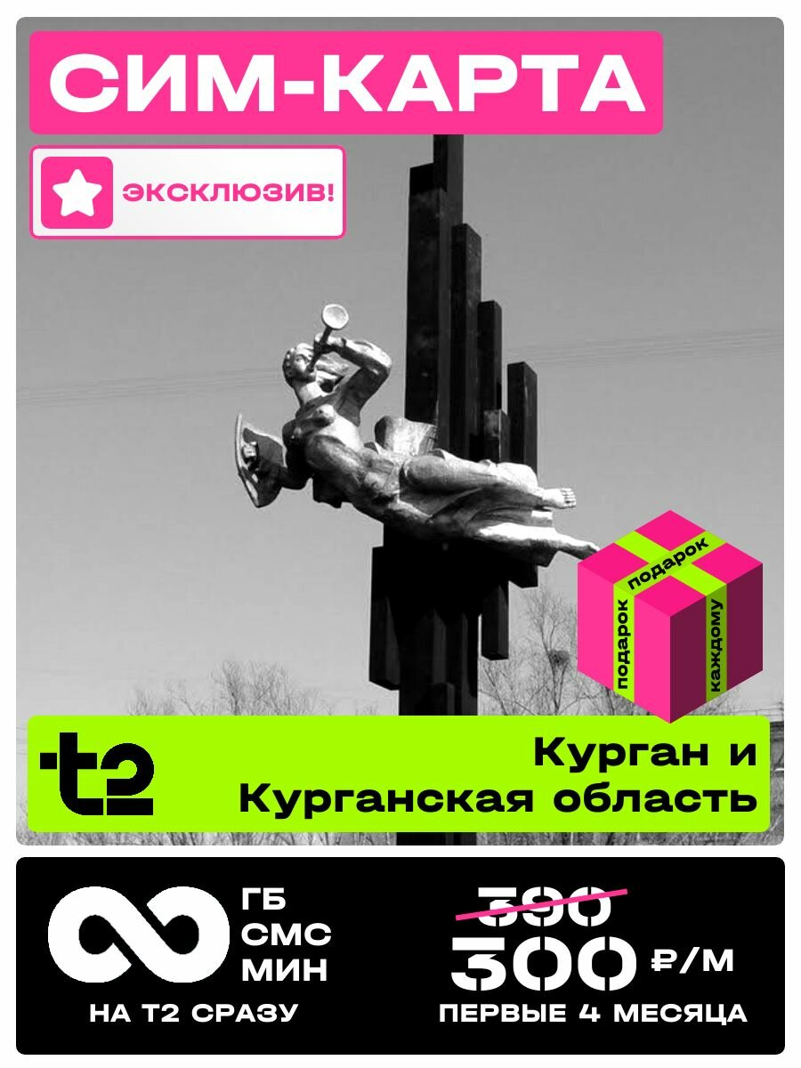 Сим карта теле 2 с безлимитным интернетом и минутами. t2 SIM-карта тариф хватит Курганская область. За 300 рублей в месяц.