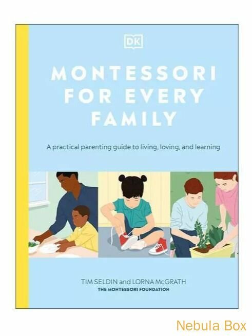 Книга DK "Montessori for Every Family", энциклопедия, мягкий переплет