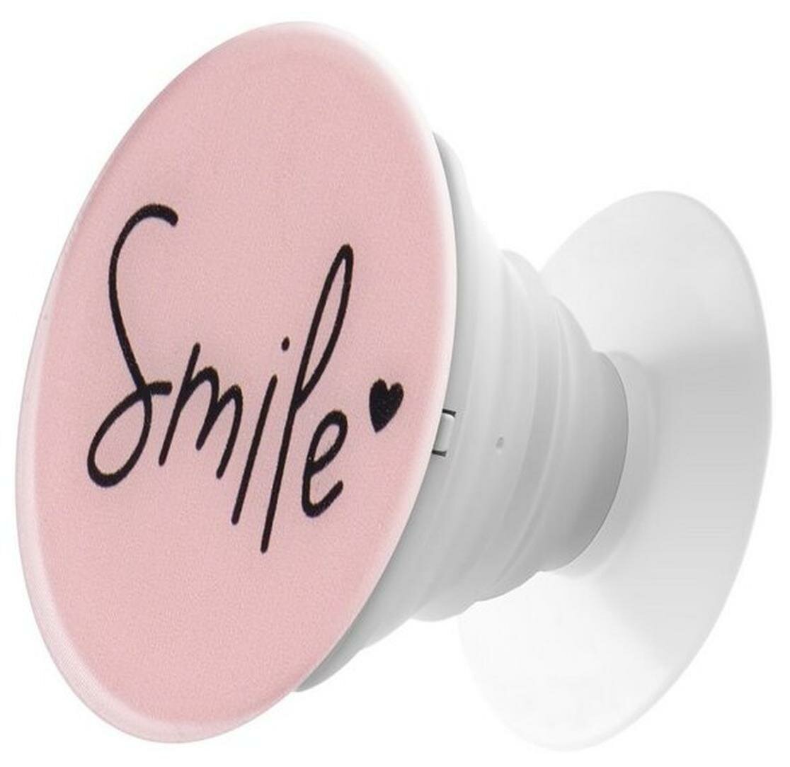 Держатель Krutoff Smile, для телефона, телескопический, пластик