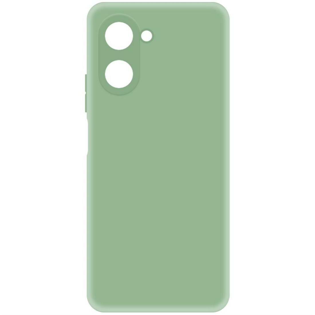 Чехол-накладка Krutoff Silicone Case для Realme C33/С33 2023 зелёный