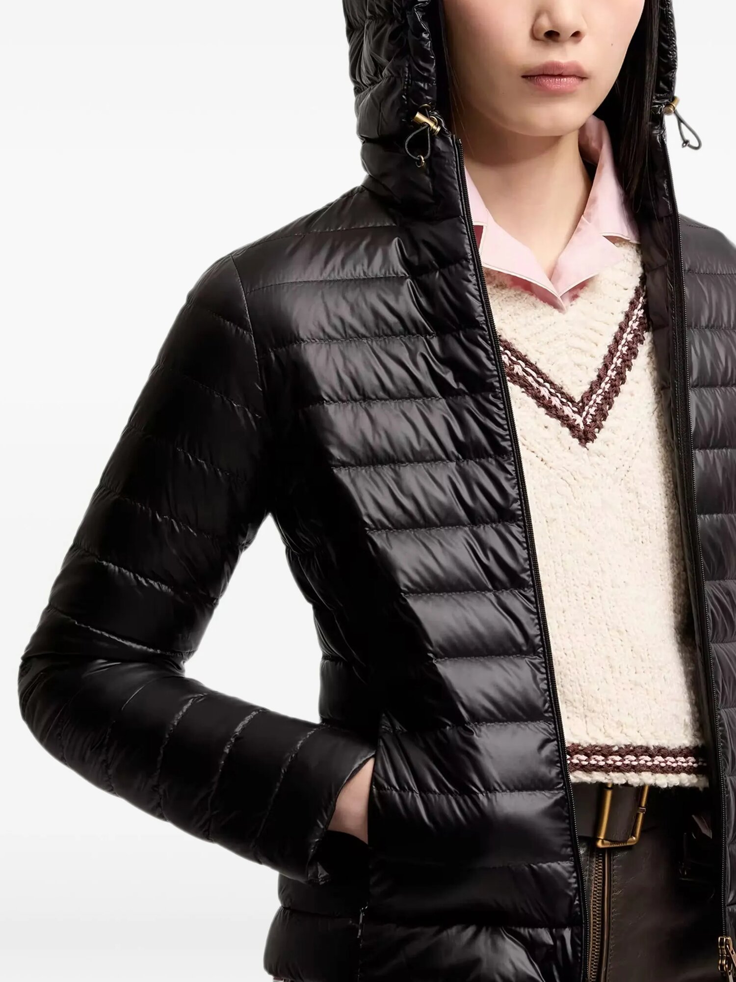 Куртка Moncler Igelhood hooded jacket, размер 44, черный — фото 1